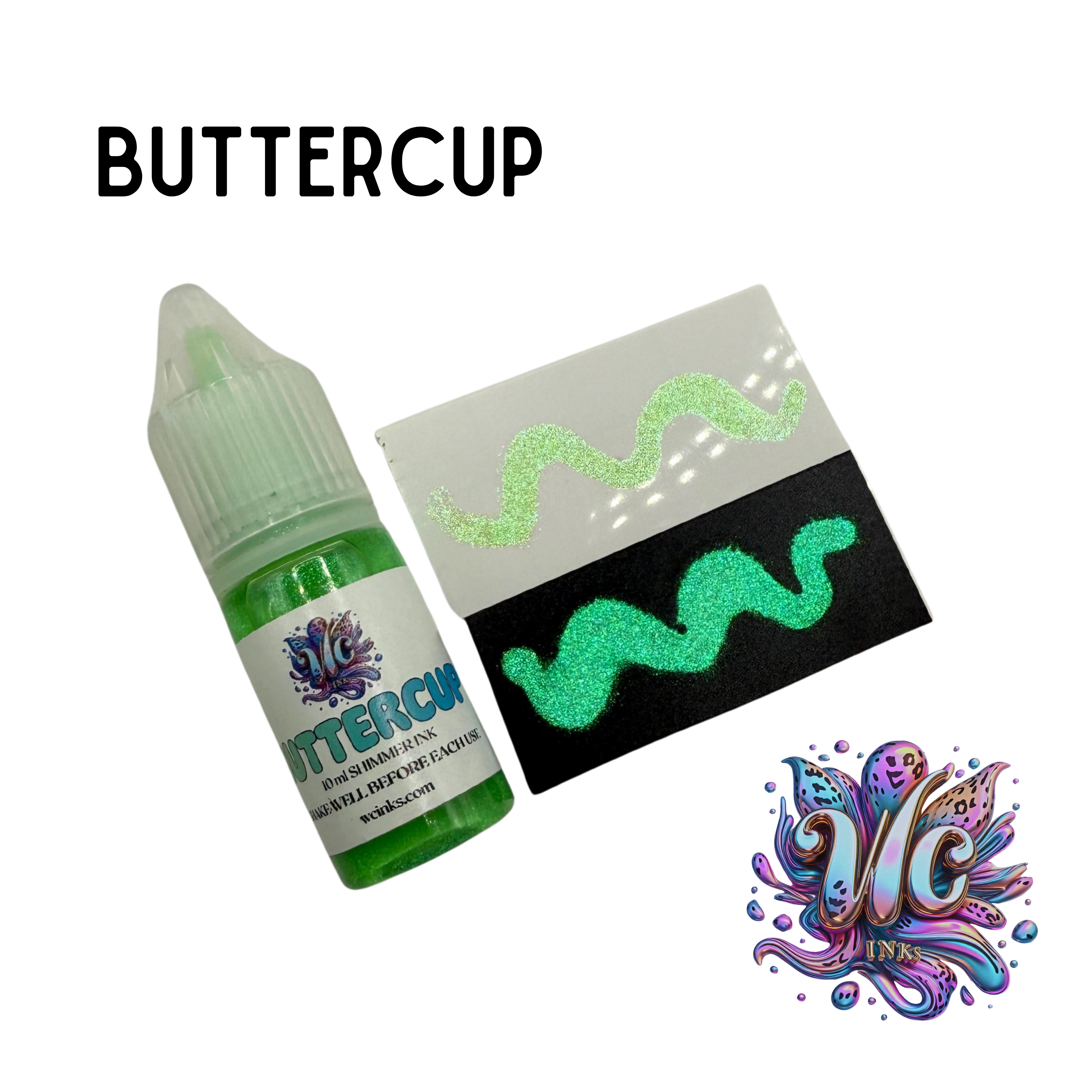 Buttercup Color Shift Alcohol Ink – Blue Green Mermaid Shimmer Ink | WC ...