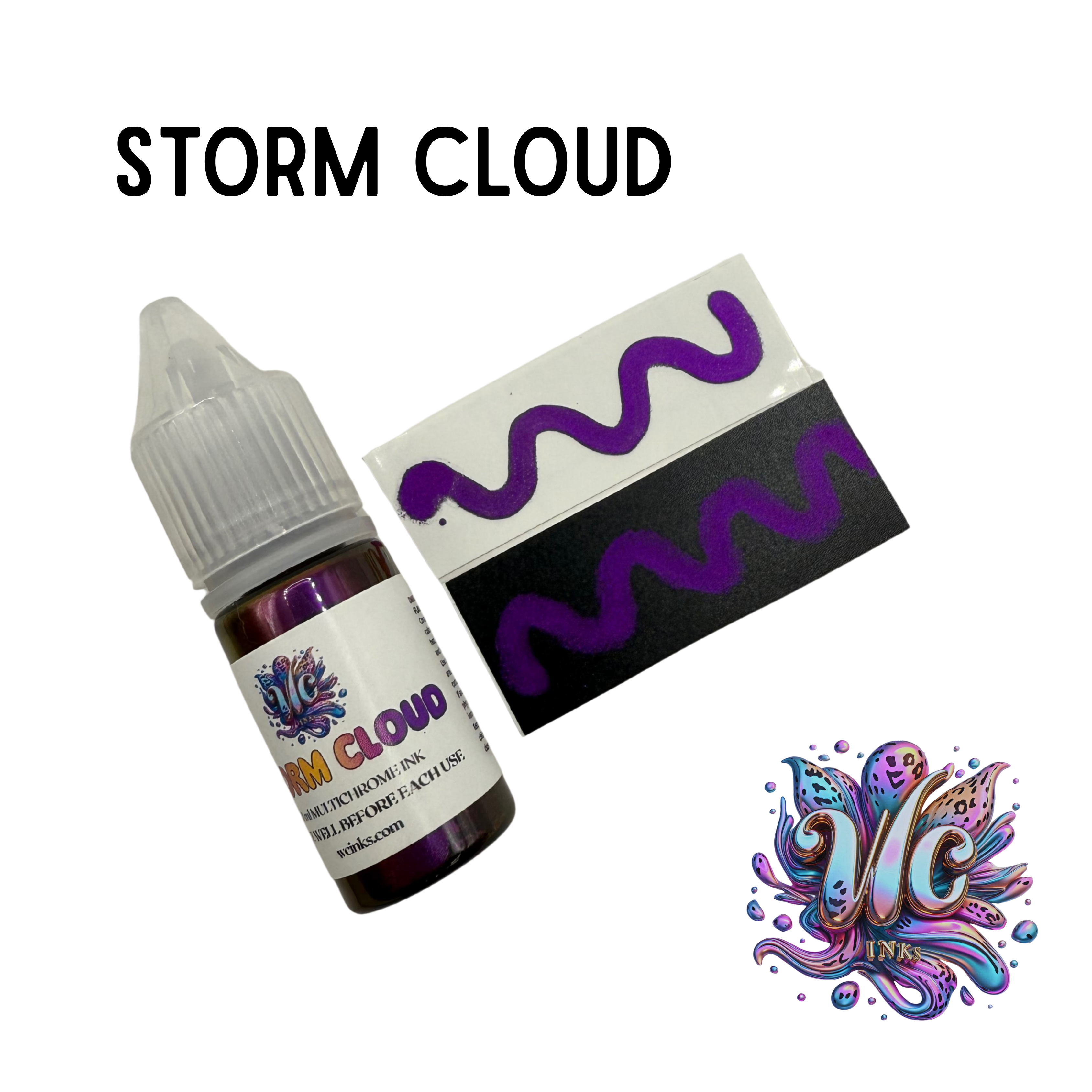 Storm Cloud MultiChrome Alcohol Ink – Purple Gold Red Orange Color ...
